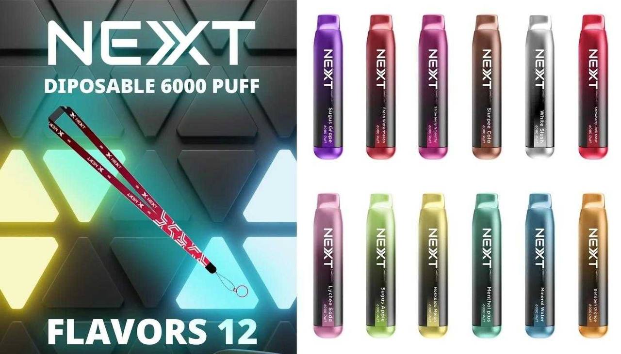 NEXT 6000 Puffs พอตใช้แล้วทิ้ง 6000 คำ ราคาถูก ส่งด่วน - RELX BKK