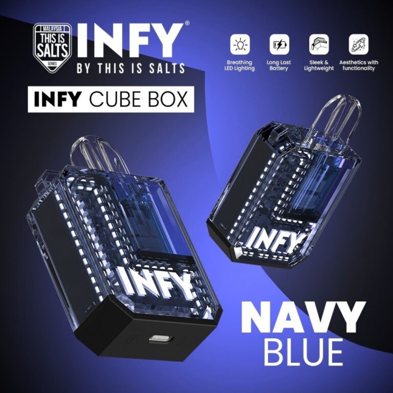 INFY Cube Box ราคาถูก พอตเปลี่ยนหัว ทรงกลองสี่เหลี่ยม สีใส - RELX BKK