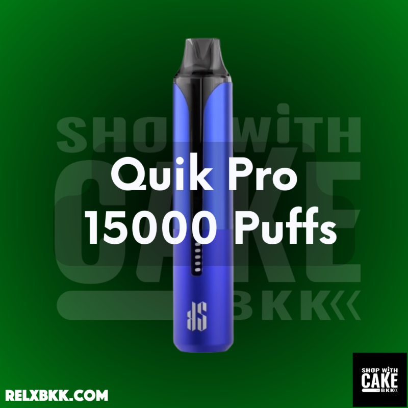 KS Quik Pro 15000 Puffs ราคาส่ง พอตใช้แล้วทิ้ง Quik 15K ส่งด่วน - RELX BKK