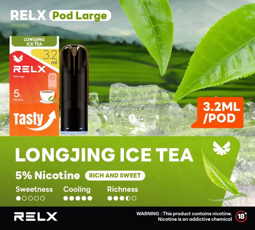 RELX POD LARGE หัวพอตรุ่นใหม่ เพิ่มน้ำยา 3.2 ml. ราคาถูก ส่งด่วน - RELX BKK