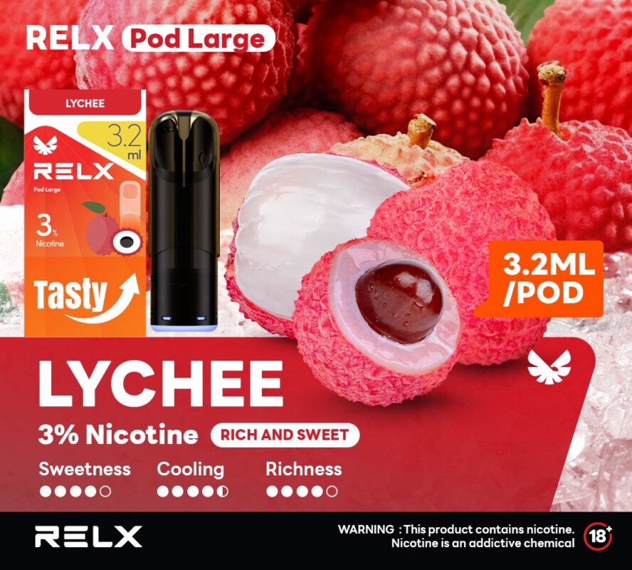RELX POD LARGE หัวพอตรุ่นใหม่ เพิ่มน้ำยา 3.2 ml. ราคาถูก ส่งด่วน - RELX BKK