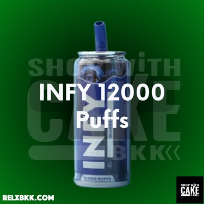 Infy 12000 Puffs (12K) พอตอินฟี่ใช้แล้วทิ้ง ราคาถูก ส่งด่วน กทม - RELX BKK