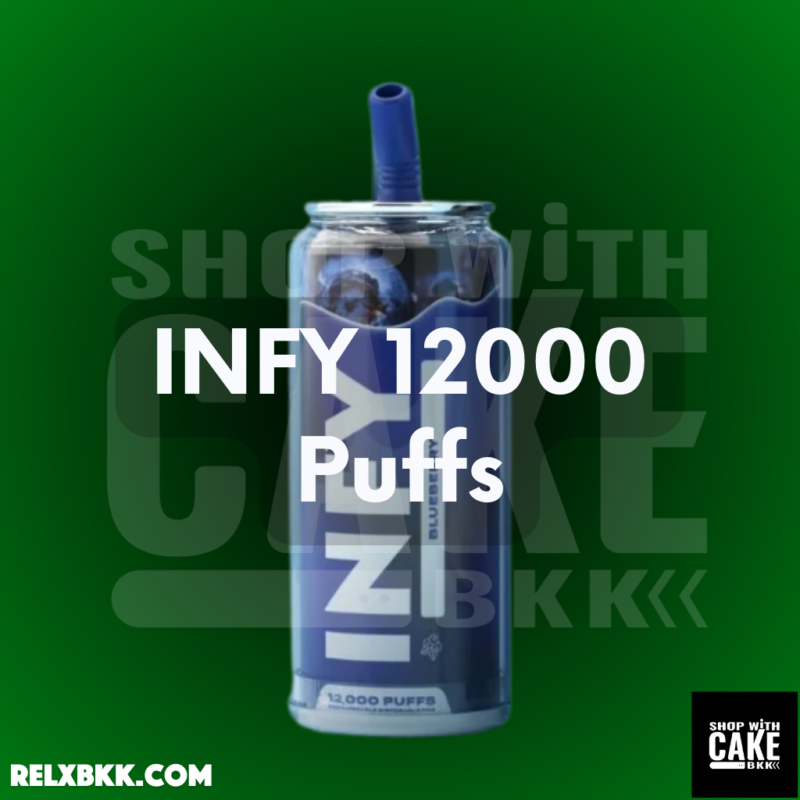 Infy 12000 Puffs (12K) พอตอินฟี่ใช้แล้วทิ้ง ราคาถูก ส่งด่วน กทม - RELX BKK